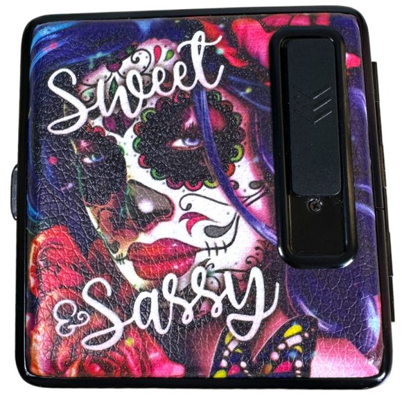 Smokezilla | Office | Smokezilla Sugar Skull Cigarette Smoking Case ...
